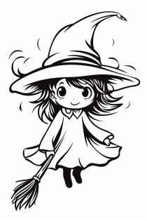 Strega Scarica gratuitamente disegni da colorare e pagine da colorare ...